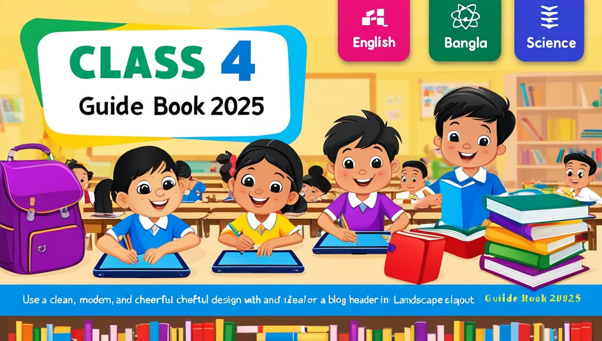 Class 4 Guide Book 2025 – সব বিষয়ের ফ্রি অ্যাপ - Class Note BD